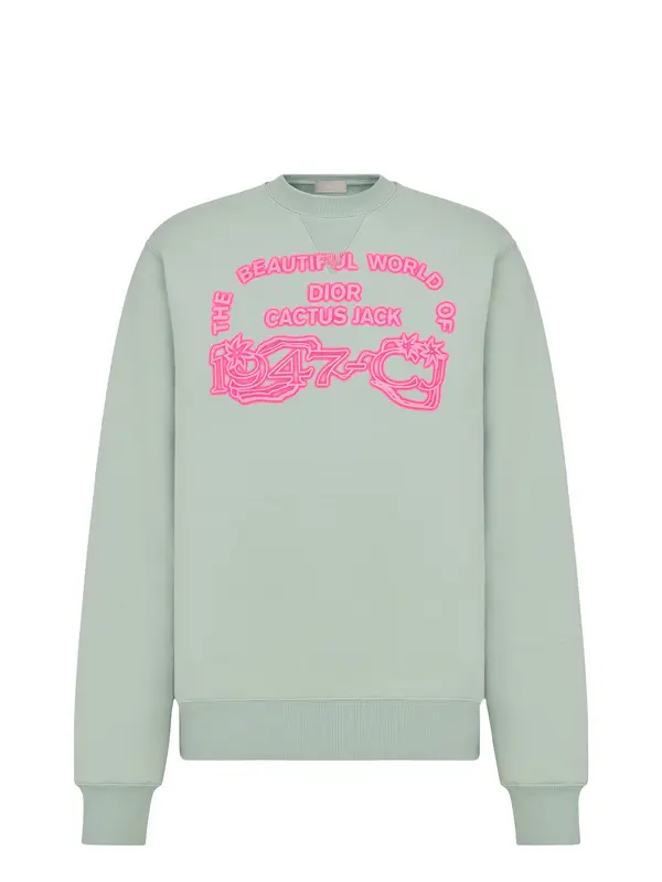 Dior X Cactus Jack Crewneck Sweatshirt - Green