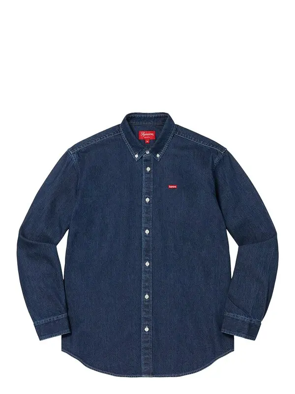 Supreme Small Box Shirt 'denim - Blue