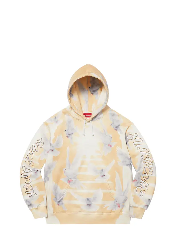 Supreme Doves Hooded Sweatshirt - Tan