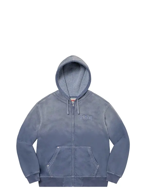 Supreme X True Religion Zip-up Hooded Sweatshirt - Blue