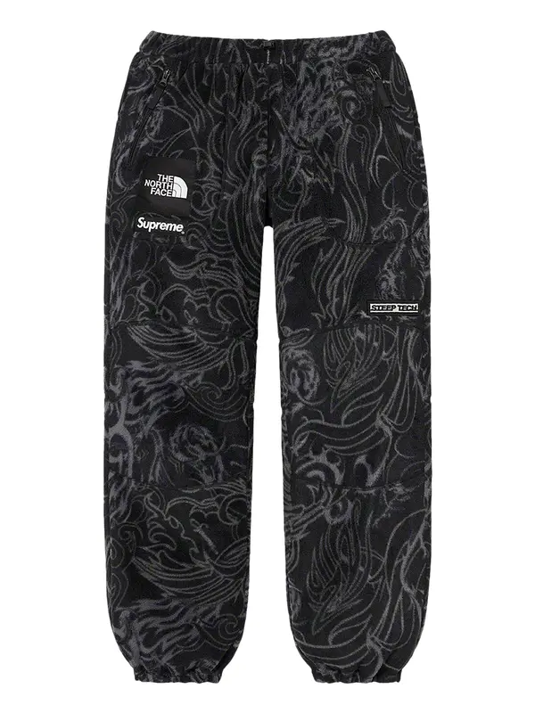 Supreme X The North Face Steep Tech Fleece Pant - Black