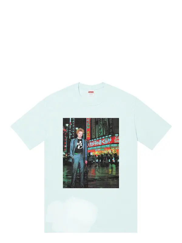 Supreme X Pil Live In Tokyo Tee 'pale - Blue