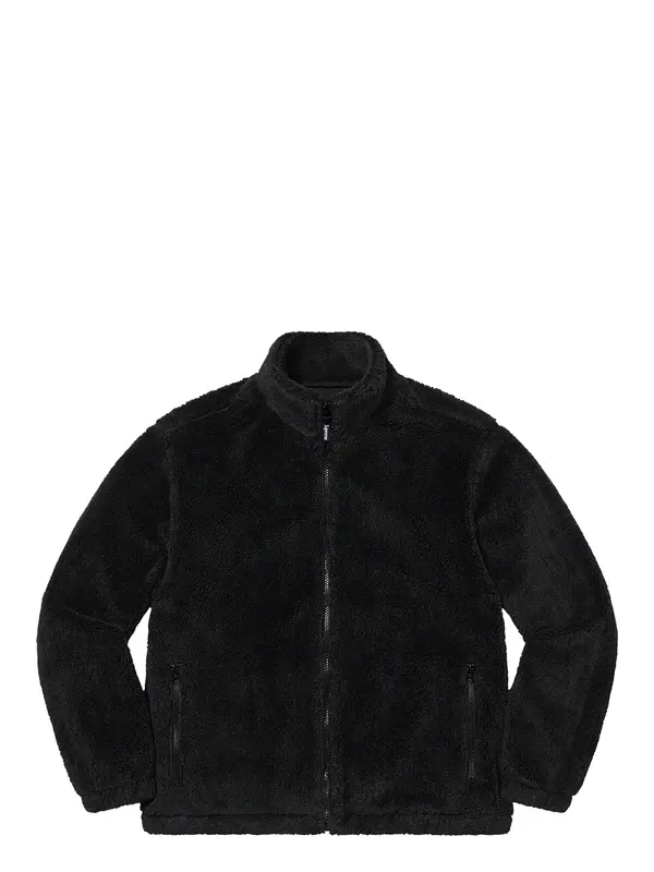 Supreme Star Fleece Jacket - Black