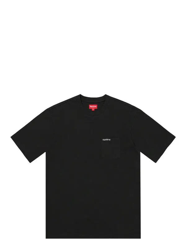 Supreme Short-sleeve Pocket Tee - Black