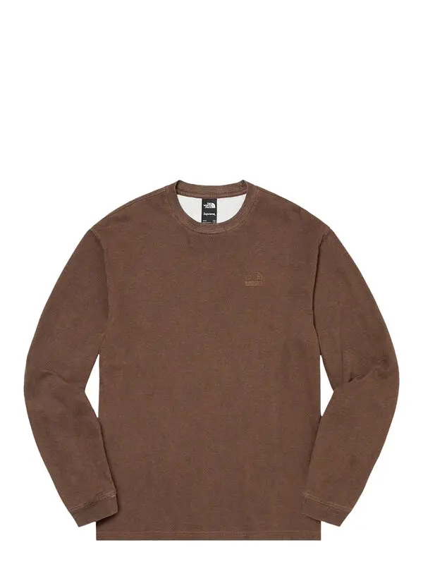 Supreme X The North Face Pigment Printed Long-sleeve Top - Brown