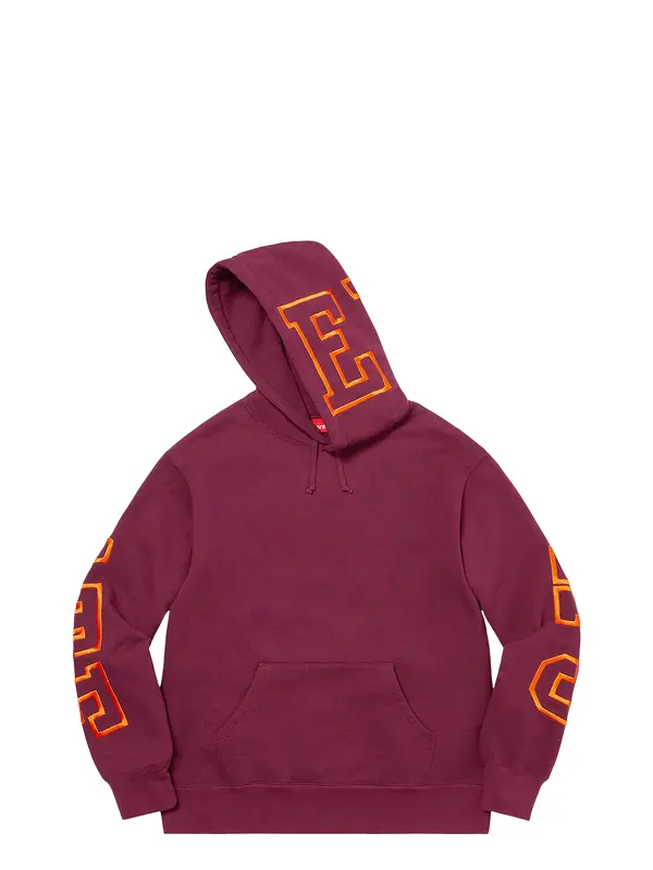 Supreme State Hooded Sweatshirt - Red