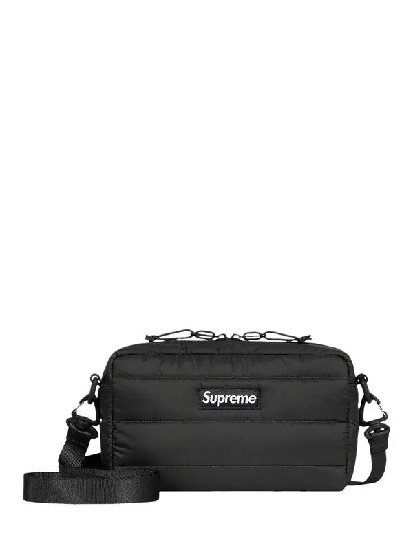 Supreme Puffer Side Bag - Black