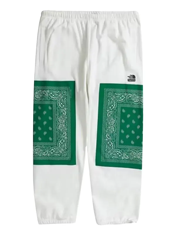 Supreme X The North Face Bandana Sweatpant - White