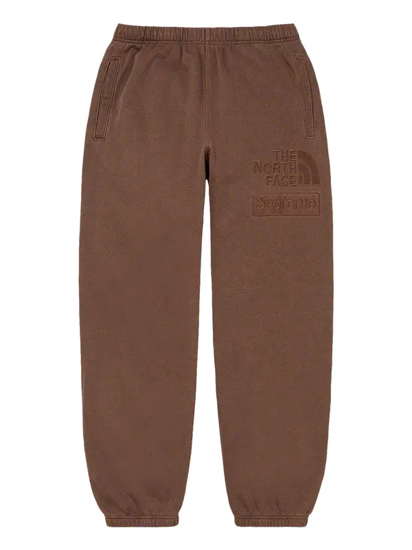 Supreme X The North Face Pigment Printed Sweatpant - Brown