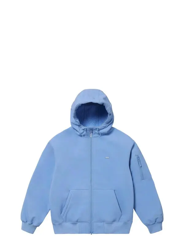 Supreme Windstopper Zip Up Hooded Sweatshirt - Blue