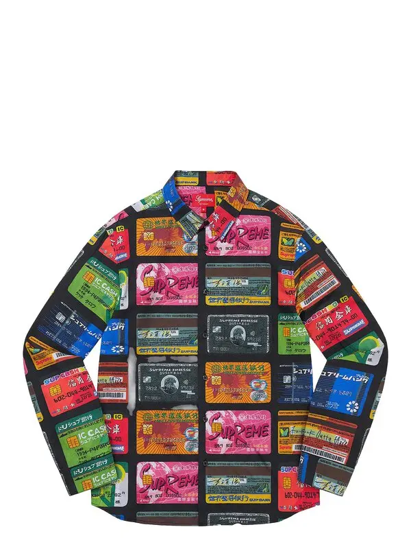 Supreme Credit Cards Shirt - Multicolor