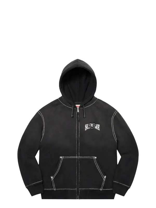 Supreme X True Religion Zip Up Hooded Sweatshirt - Black