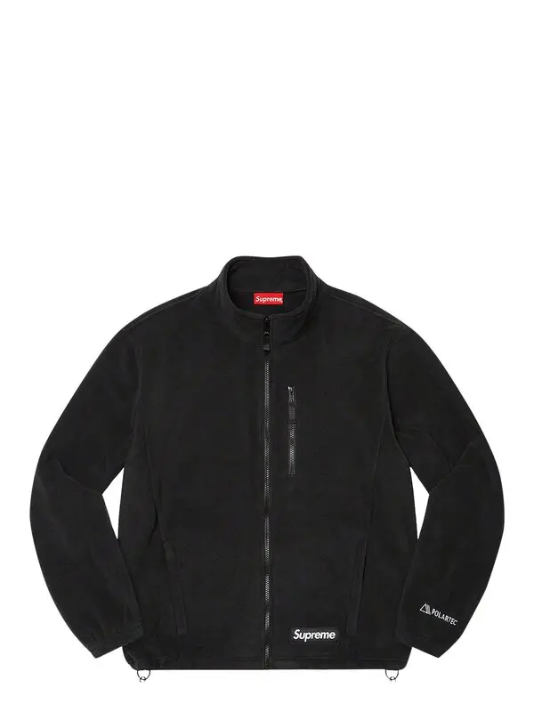 Supreme X Polartec Zip Up Jacket - Black