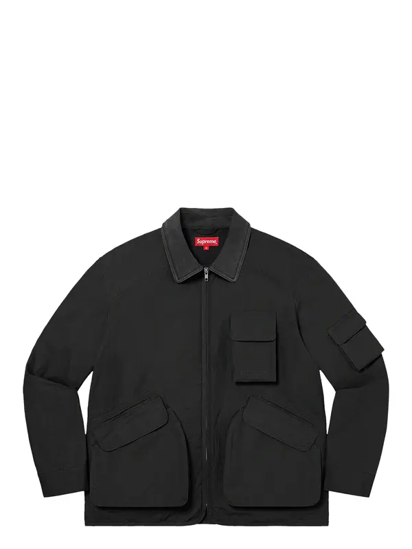 Supreme Cotton Utility Jacket - Black