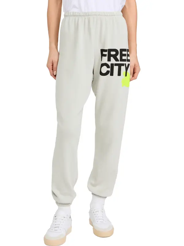 FREECITY Lightweight French Terry Sweatpants - Stardust