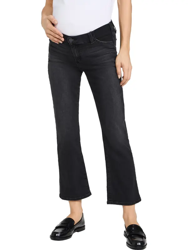 Joe's Jeans The Icon Crop Bootcut Maternity Jeans - Delphine