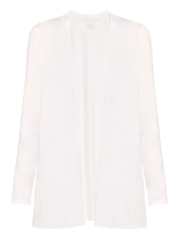 Majestic Filatures Soft Touch Open-front Cardigan - Blanc