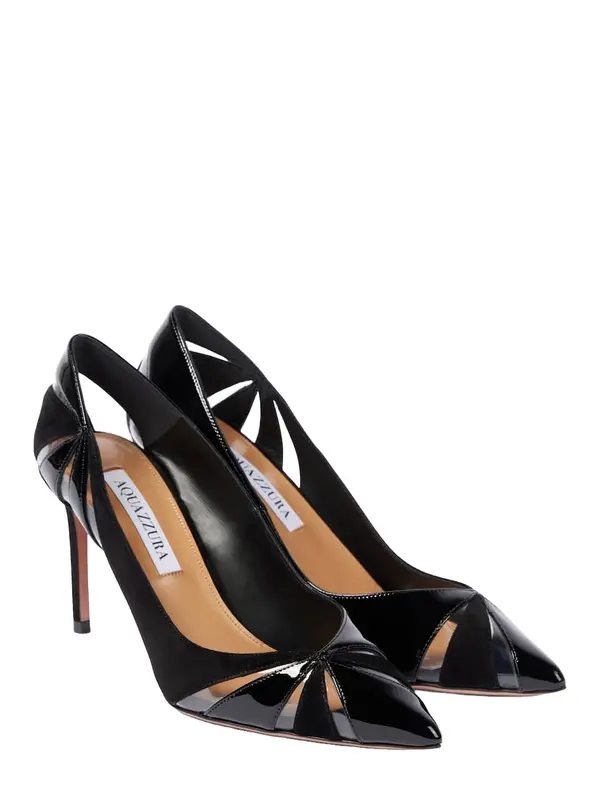 AQUAZZURA Puzzle 85 Pumps - Black