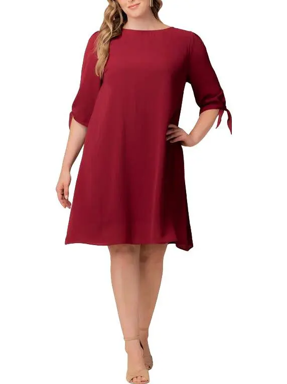 KIYONNA Manhattan Shift Dress - Berry