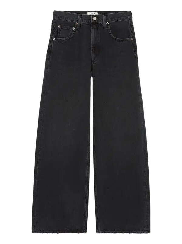 AGOLDE Low Curve Jeans - Black Tar