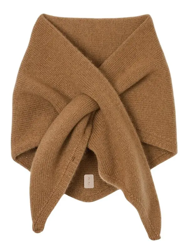 Sandro Wool And Cashmere Scarf - Light Brown