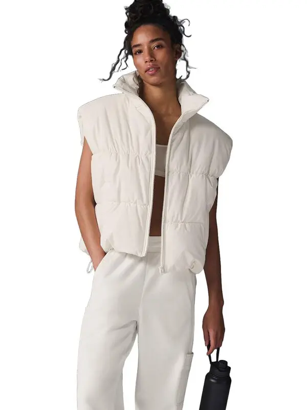 Alo Yoga Incline Puffer Vest - Ivory