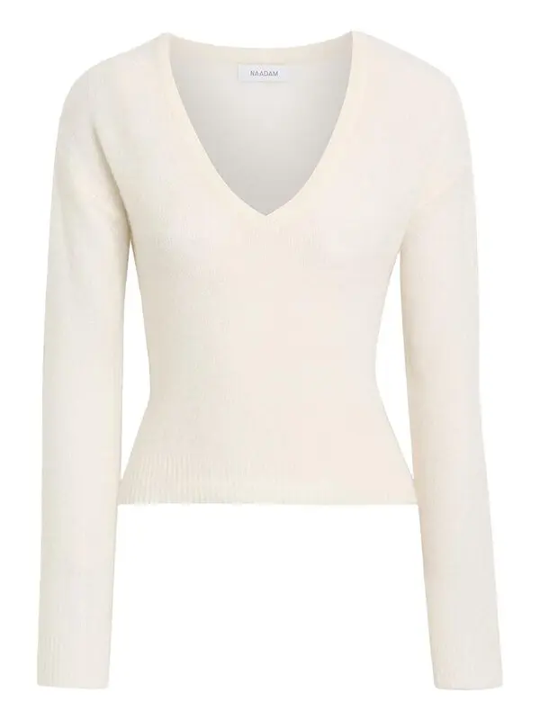 Naadam Cashmere Sweater - White