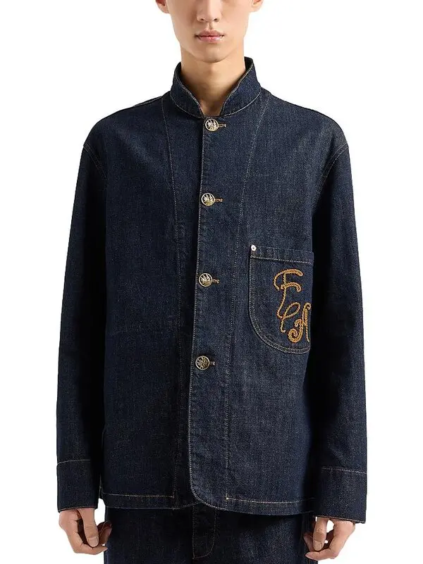 Emporio Armani Denim Blazer - Denim Blue