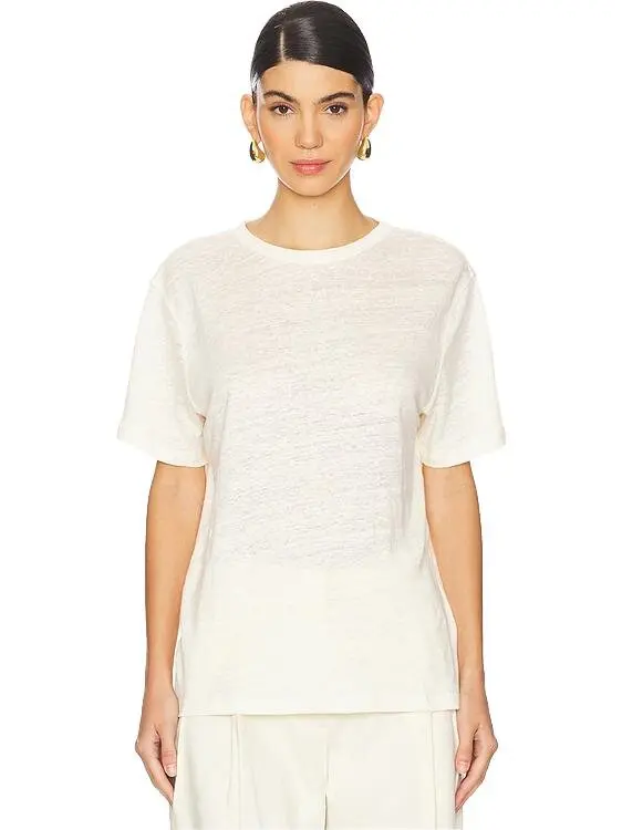 Sold Out NYC The Linen Perfect Tee - Cream
