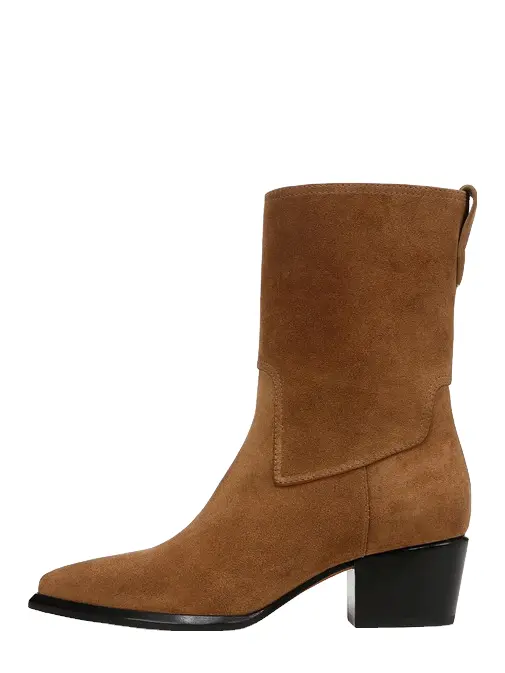 Vince Arlington Suede Boots - Natural
