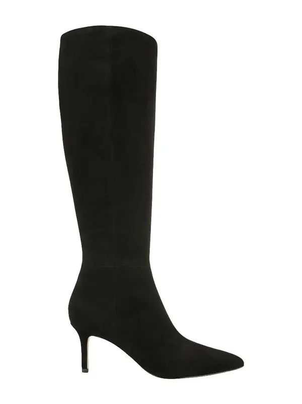 Veronica Beard Lisa 70mm Tall-shaft Suede Boots - Black