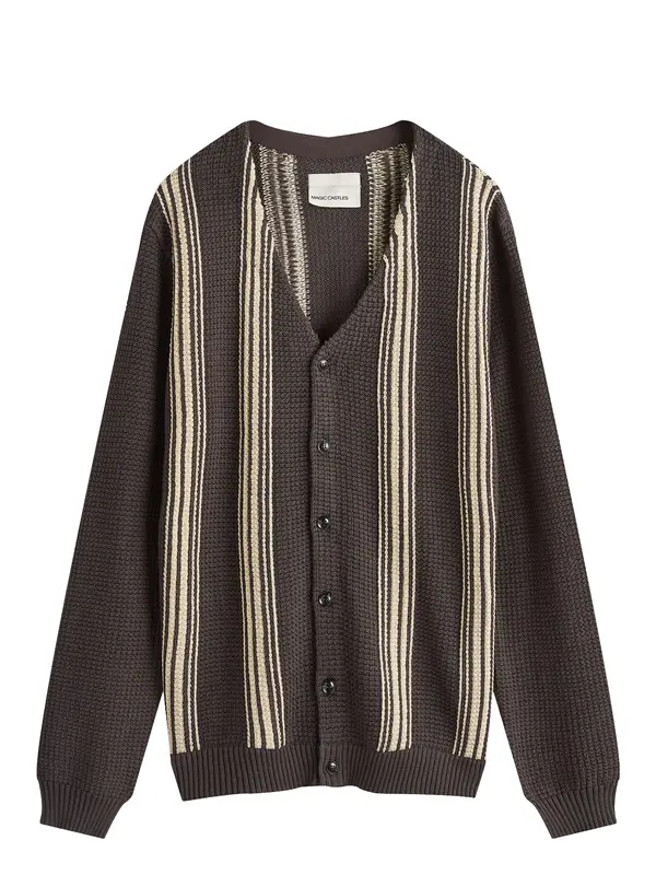 ACMH BY MAGIC CASTLES Frank Cardigan - Charcoal Mesh