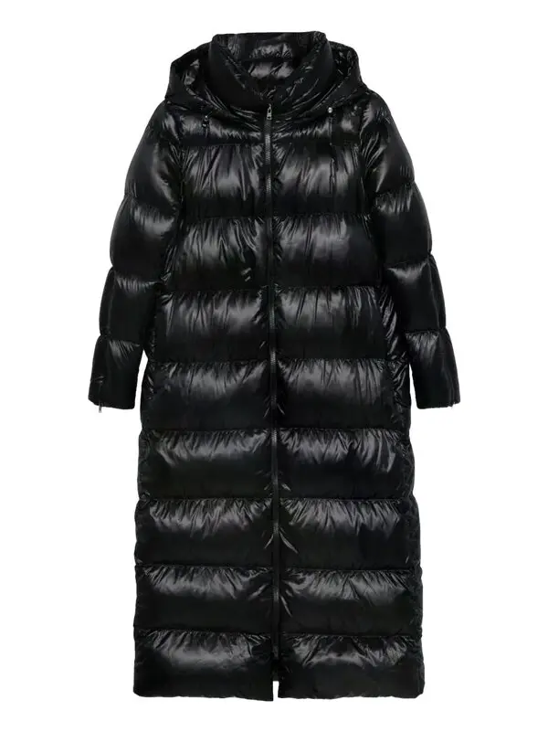 Herno Padded Hooded Coat - Black