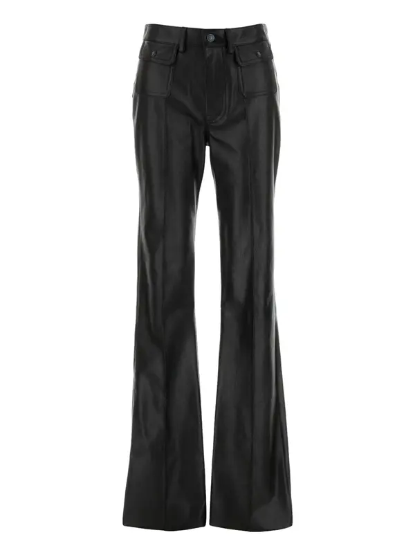 TOM FORD Grain Lux Leather Trousers - Black