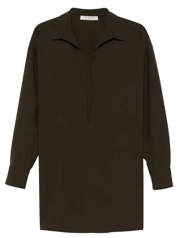 Philosophy Di Lorenzo Serafini Shift Mini Dress - Brown