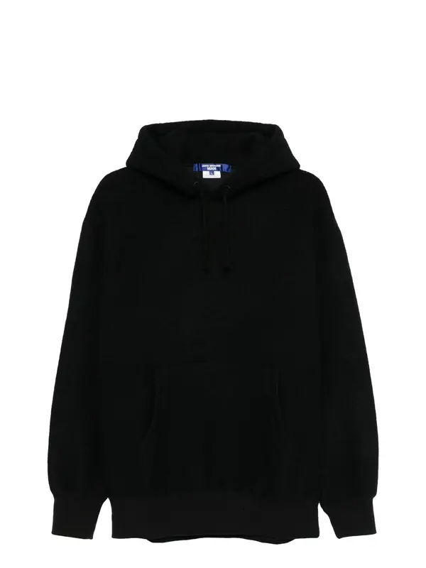 Junya Watanabe Felted Hoodie - Black
