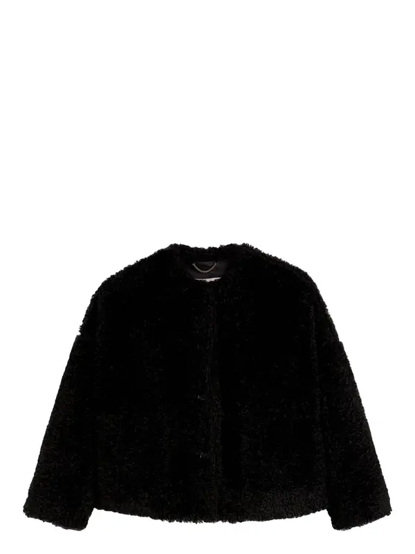 Mackintosh Faux-fur Jacket - Black
