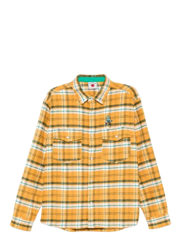ICECREAM Flannel Shirt - Yellow