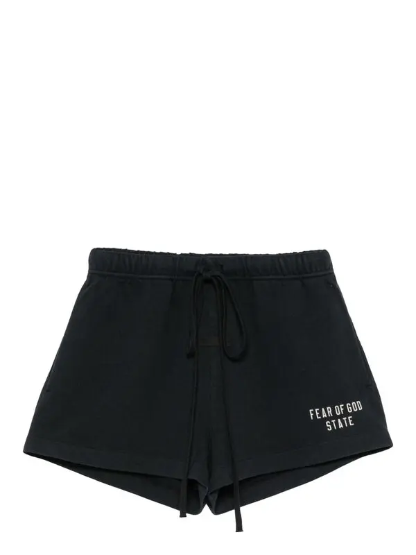 Fear Of God Fleece Track Shorts - Black