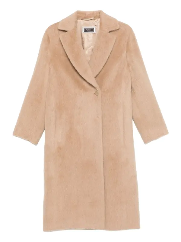 Peserico Double-breasted Coat - Brown