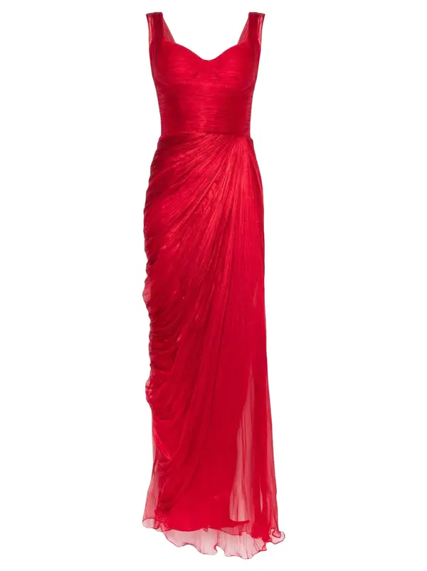 IRIS SERBAN Sayan Gown - Red