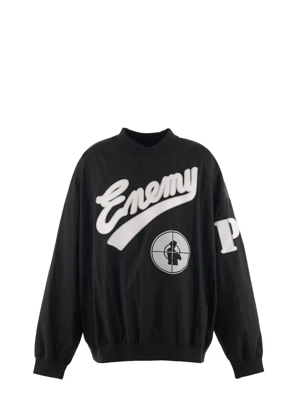 SAINT MXXXXXX Enemy Sweatshirt - Black