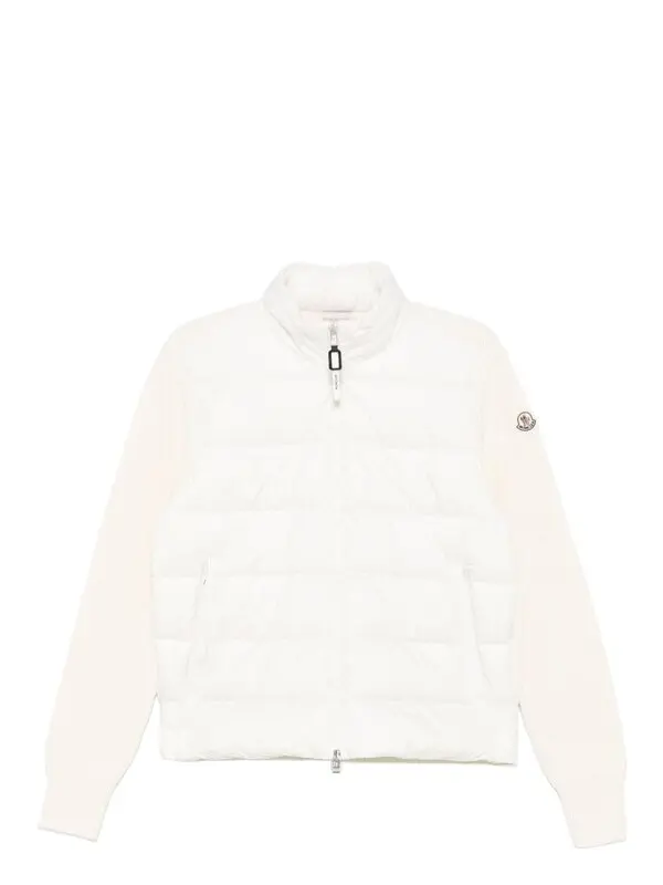 Moncler Padded Zip-up Jacket - White