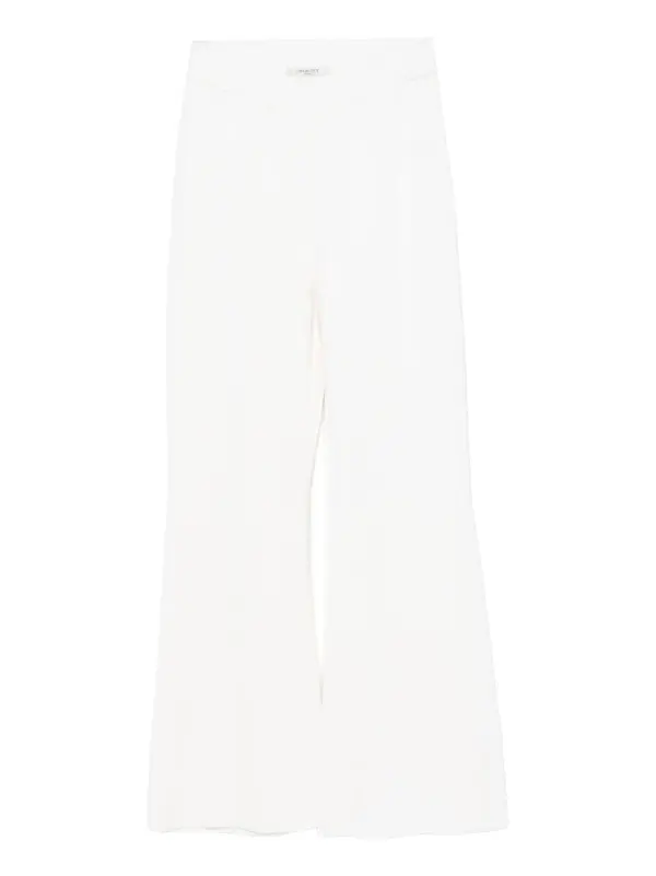 CHARLOTT Flared Trousers - White