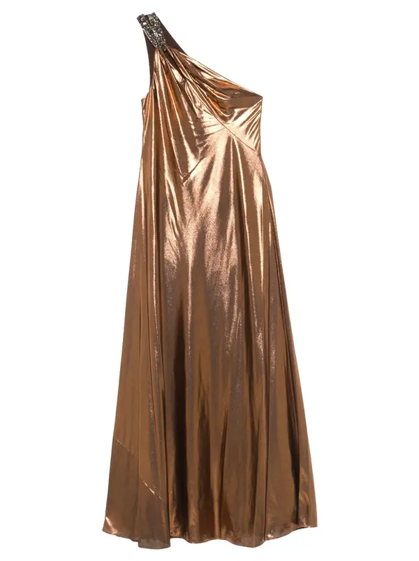 Ralph Lauren Foiled Gown - Brown