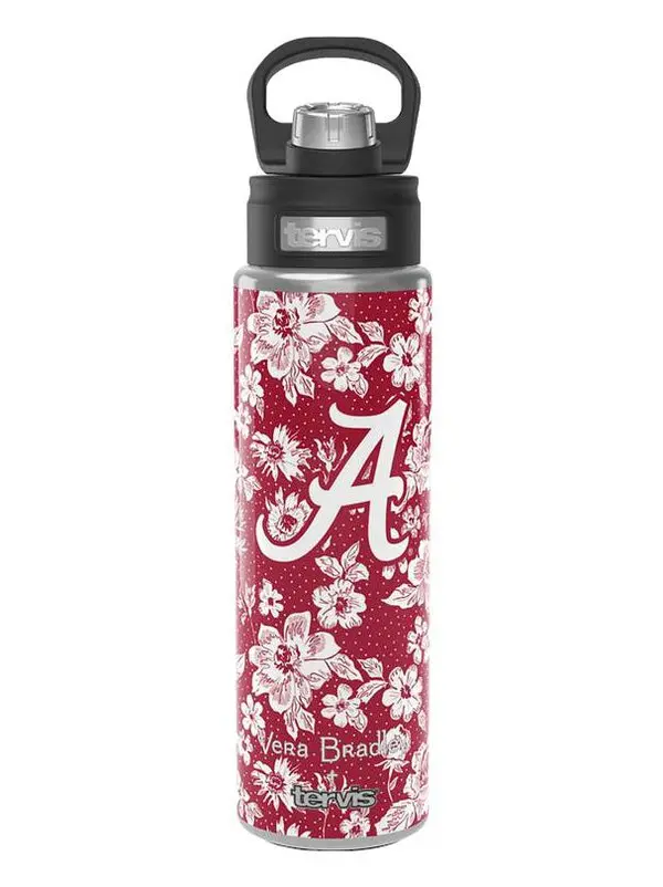 VERA BRADLEY Tervis University Of Alabama 24oz Wide Mouth Bottle - Red/white