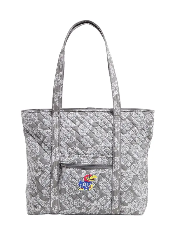 VERA BRADLEY Collegiate Tote Bag - Gray/white