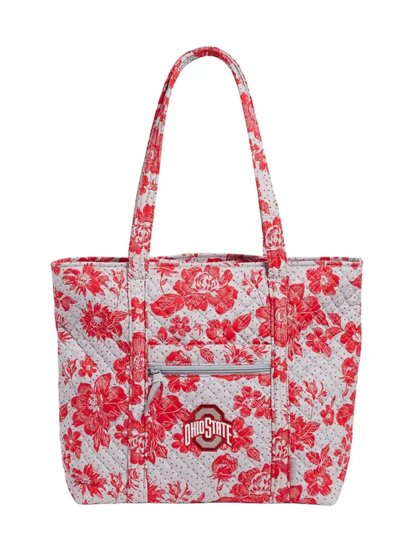 VERA BRADLEY Collegiate Tote Bag - Gray/red
