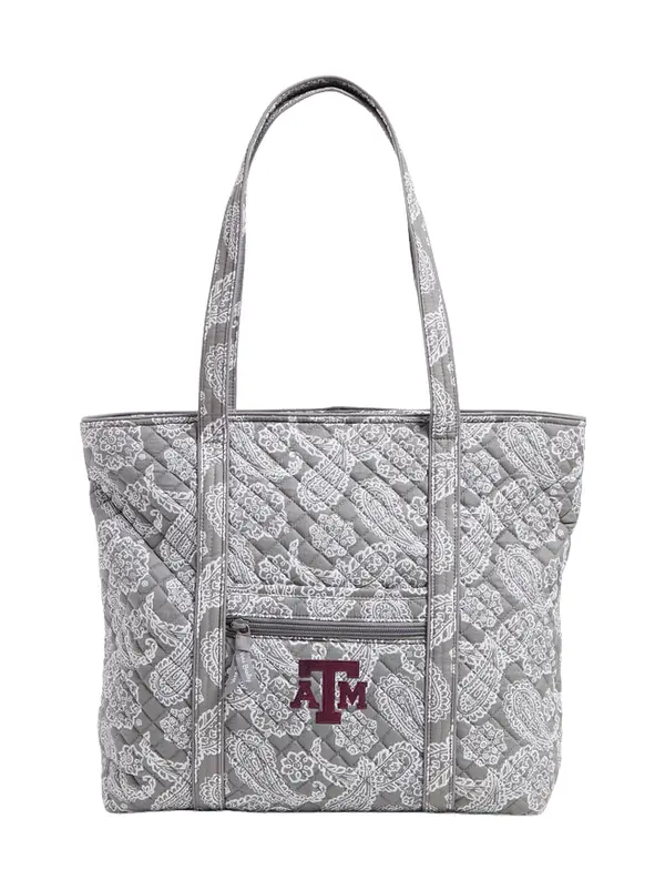 VERA BRADLEY Collegiate Tote Bag - Gray/white