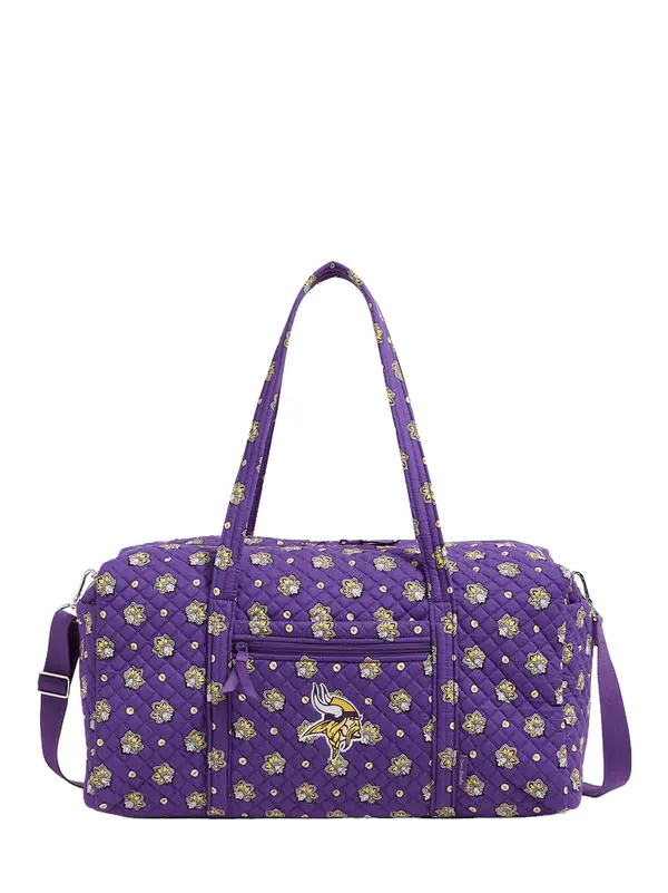 VERA BRADLEY Nfl Large Travel Duffel Bag - Minnesota Vikings
